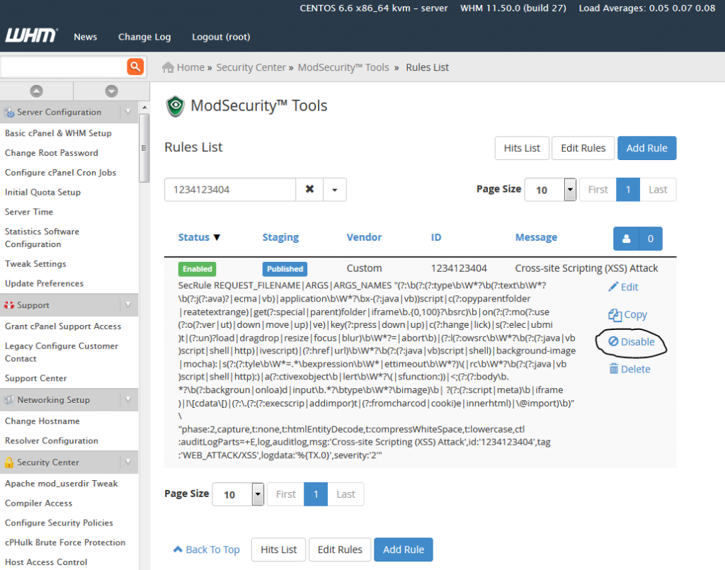 Find And Disable Specific Modsecurity Rules Geekdecoder